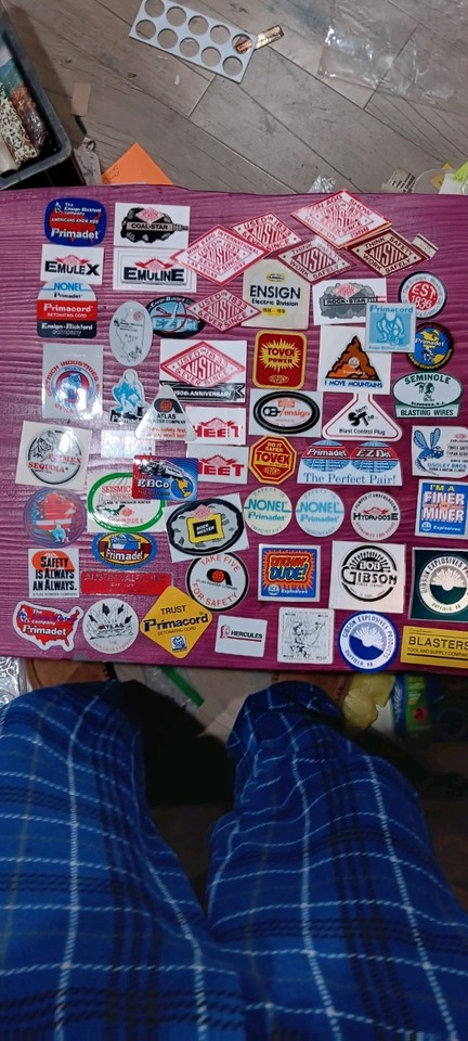 Huge Lot Of Blasting Coal Mining Stickers | eBay
