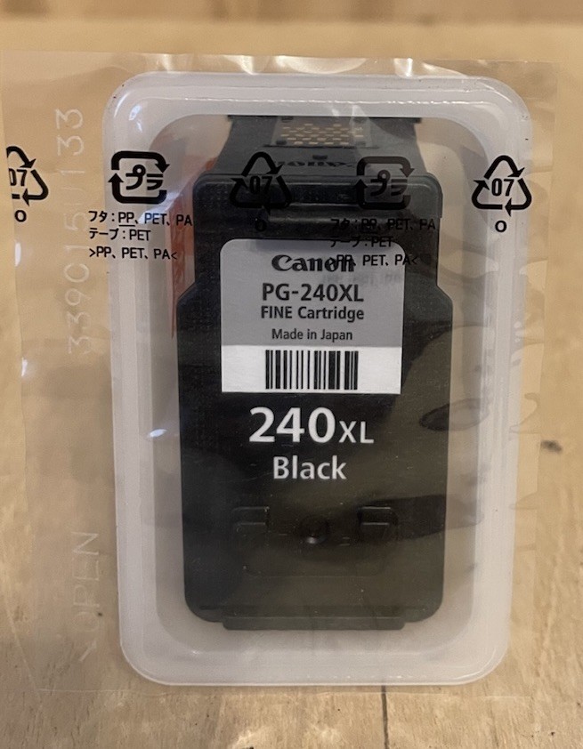2 Canon Printer Ink Cartridges / PG-240 Black & CL-241 Color, GENUINE ...