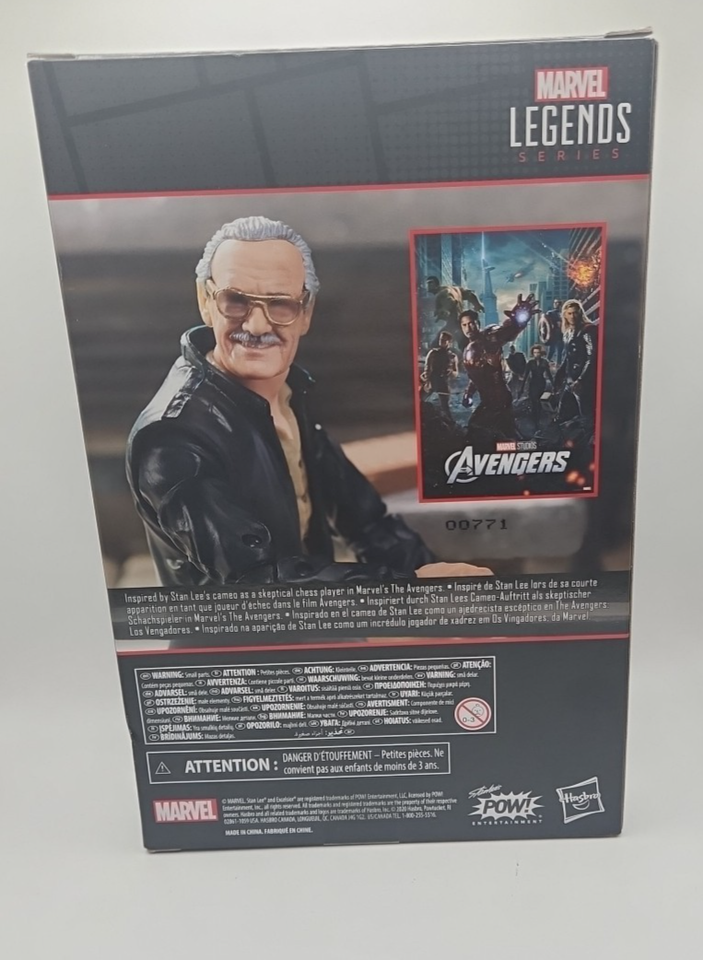 Marvel Legends Stan Lee Excelsior 6" MCU Cameo Action Figure Hasbro ...