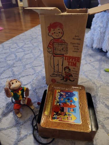 Mattel Tippee Tim Dancing Monkey & Music Box w/original Box 1958 ...