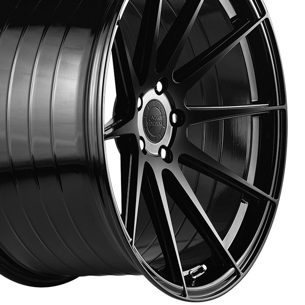 19" VERTINI RF1.3 GLOSS BLACK FORGED CONCAVE WHEELS RIMS FITS HONDA ...