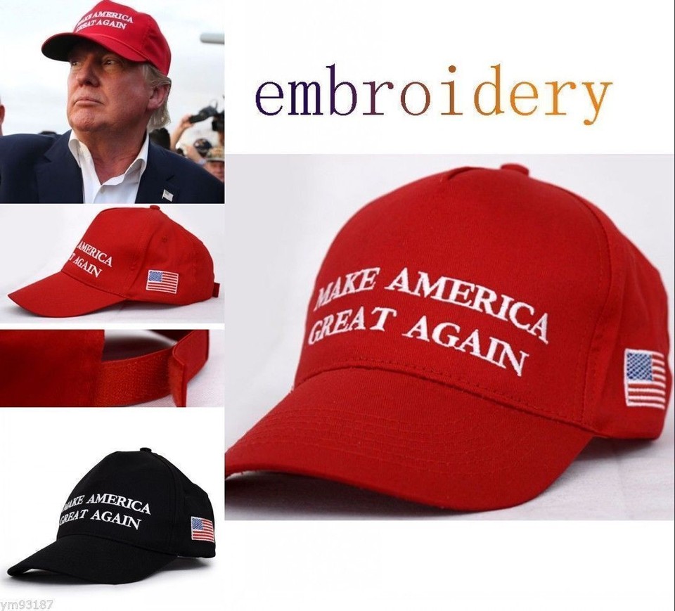 NEW Make America Great Again Hat Donald 2016 Republican Adjustable Red ...