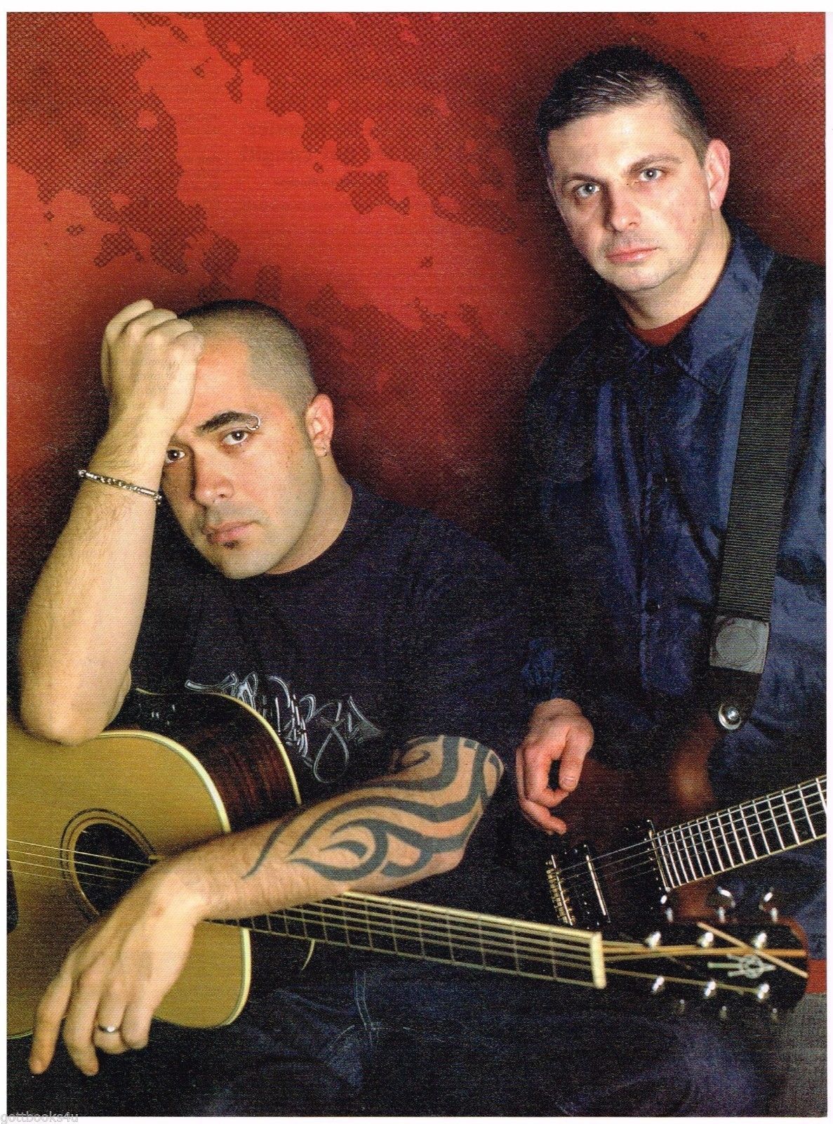 Aaron Lewis And Mike Mushok Of Staind Magazine 8x10 Photo Print | eBay