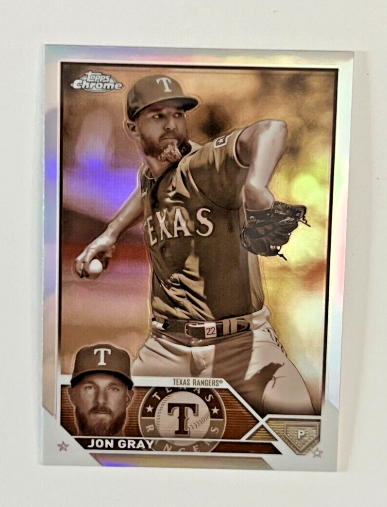 2023 Topps Chrome Jon Gray Sepia Refractor #127 Rangers | eBay