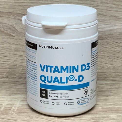 NUTRIMUSCLE VITAMIN D3 QUALI-D 120 GELULES - 08/25 | eBay