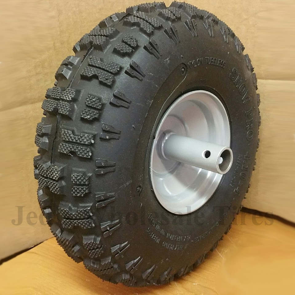 4.10-4 410-4 Snow Blower Thrower TIRE RIM WHEEL ASSEMBLY Snow Pro Polar ...