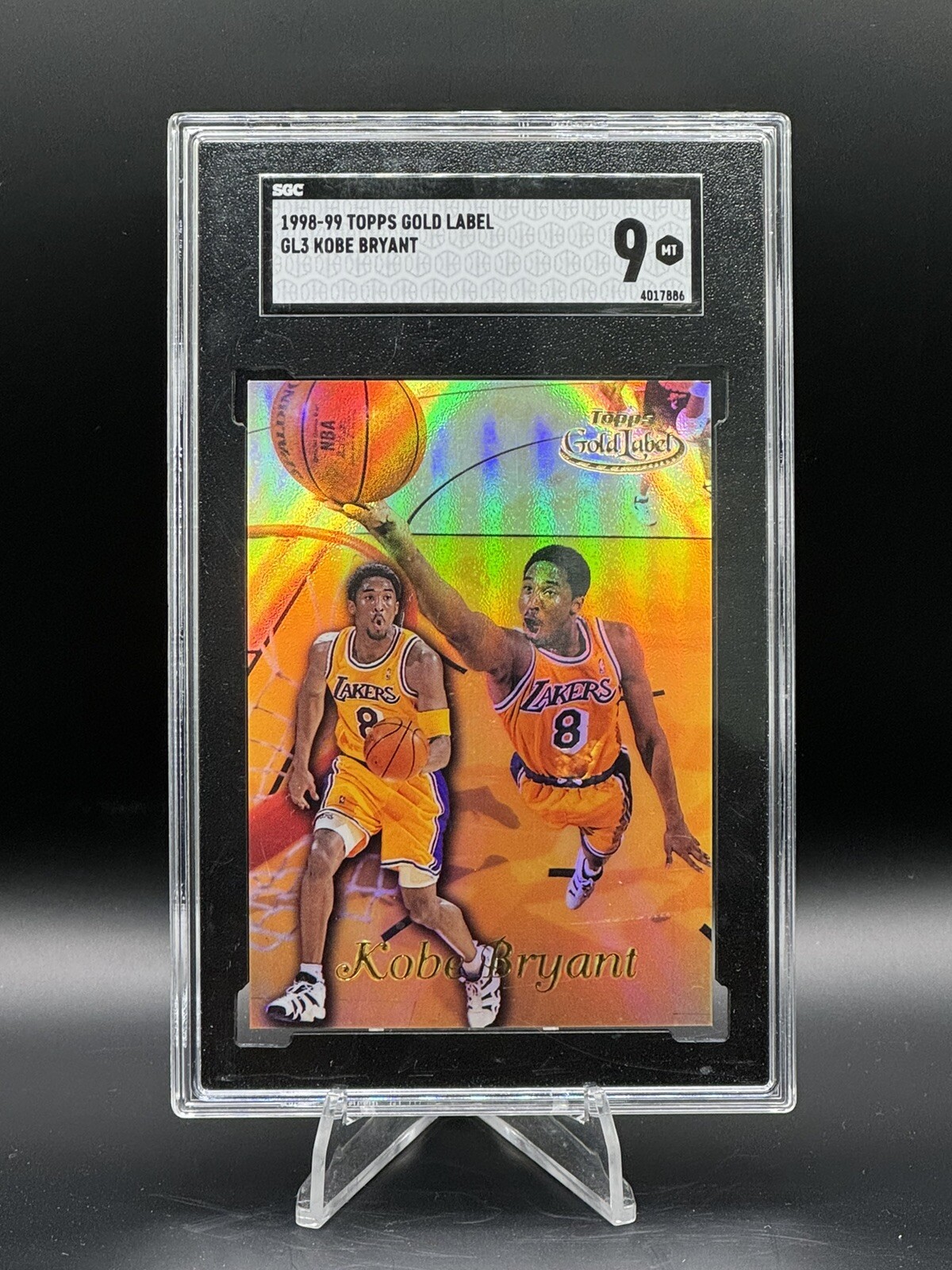 1998 Topps Gold Label Kobe Bryant GL3 Class 1 SGC 9 | eBay