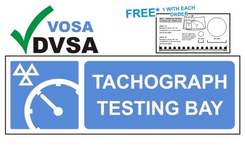 MOT SIGNS | MOT SIGN | VOSA DVSA | MOT SIGN PACK | TACHOGRAPH TESTING ...