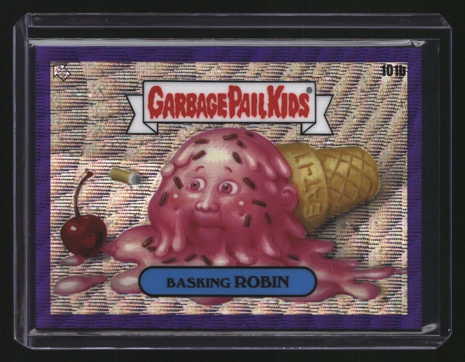 Garbage Pail Kids BASKING ROBIN 101b (2020 GPK Chrome Series 3) Purple ...