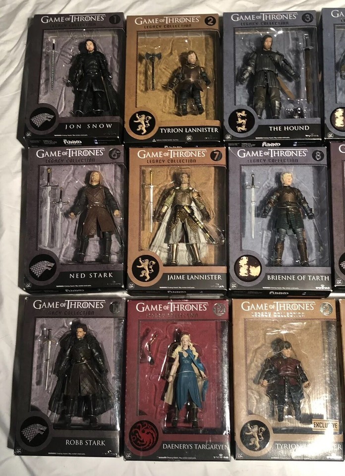 Game of Thrones Legacy Collection Complete Set Action Figures Funko 15 ...