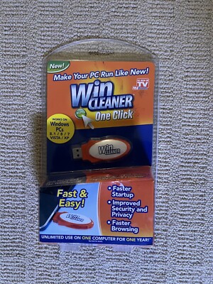 Win Cleaner USB As Seen on TV One Click PC Computer Clean Repair ...