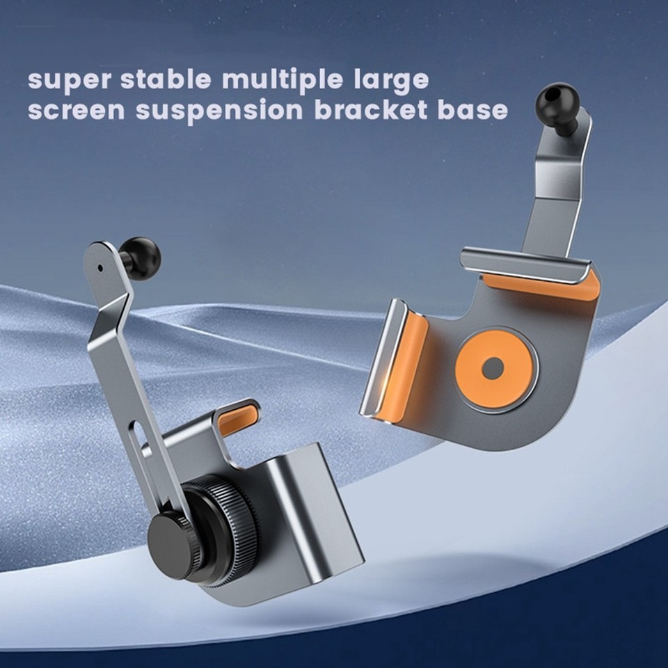 Car Mobile Phone Holder Mount Screen Magnetic Bracket Base Aluminum ...