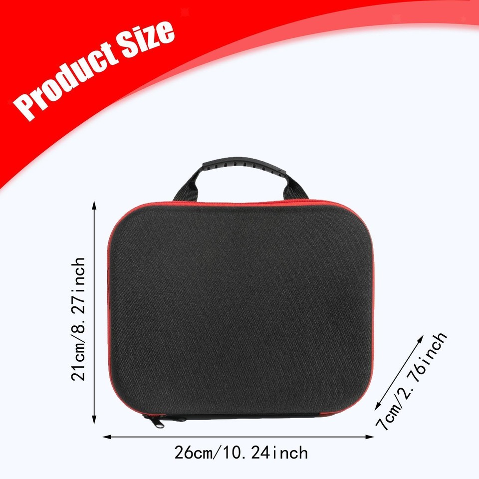 Electric Drill Carrying Case, Shockproof EVA Hard Shell, Multi-Purpose ...