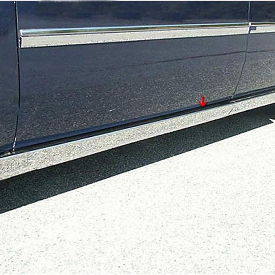 4p Luxury FX Chrome 4 3/8' Lower Rocker Molding Trim for 08-09 Ford ...