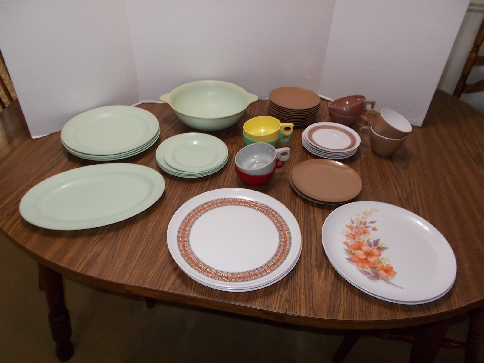 Vintage MelMac dishes 42 Pc Mixed Lot - Mallo Ware Mar-Crest West Bend ...