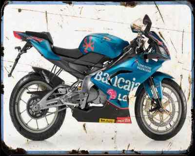 Aprilia Rs 125 Talmacsi Replica A4 Metal Sign Motorbike Vintage Aged | eBay