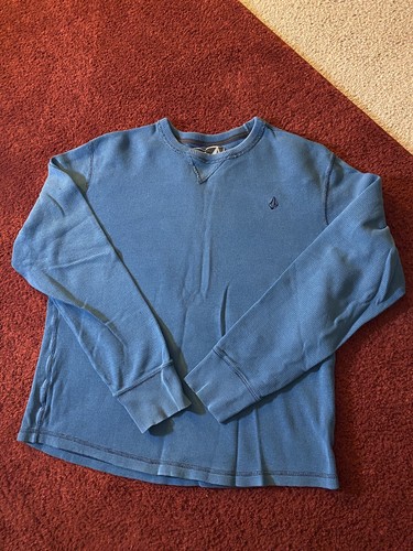 vintage volcom Thermal shirt Large Waffle Skateboard Skate | eBay