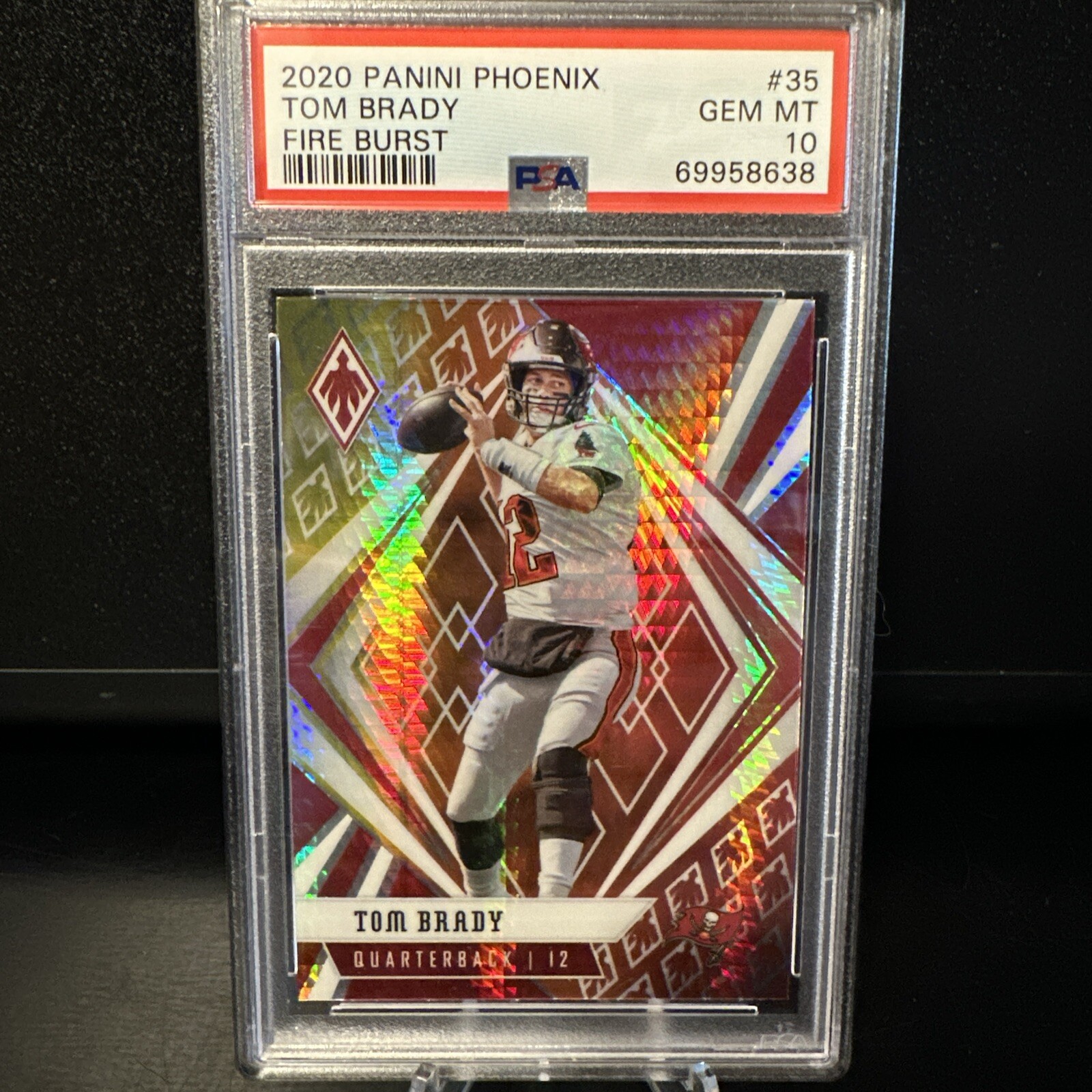 Tom Brady 2020 Phoenix #35 Fire Burst Price Guide - Sports Card Investor