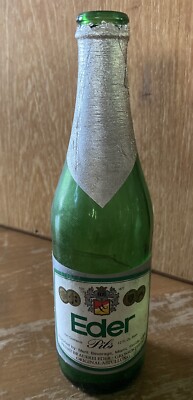 Vintage EDER Bier Pils - EMPTY Green Beer Bottle - GERMANY Eder Braurei ...