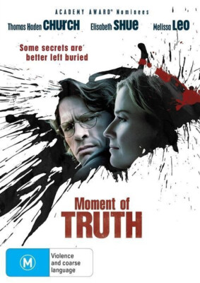 Don McKaY DVD Moment of Truth 2009 Thriller Thomas Haden Church - Elisabeth Shue | eBay Australia