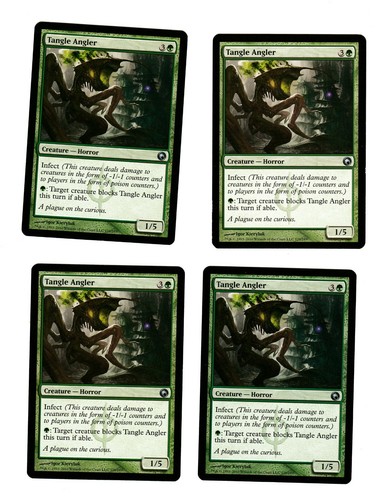 4x Tangle Angler EX Scars of Mirrodin Mtg Magic EDH 4x x4 | eBay