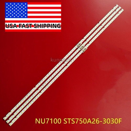 LED strip(3)for Samsung UN75NU7100 UN75NU6900 UN75NU6950 NU7100 ...