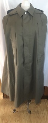 Vtg East German Rain Cape / Poncho & Hood, DDR NVA Grenztruppen ...