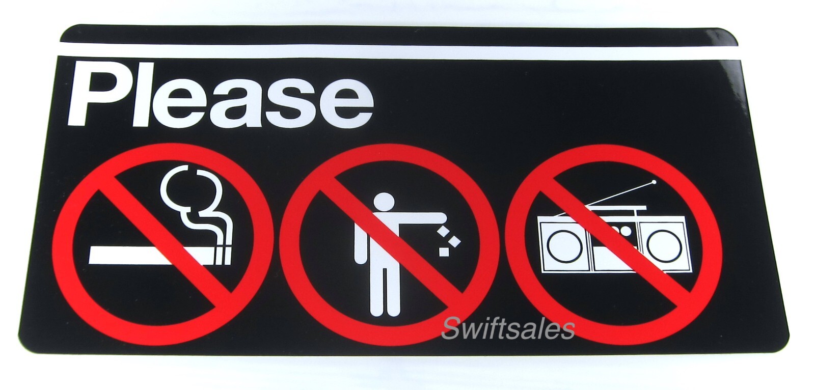 Genuine MTA New York City Subway Car Sticker - Please (no) Smoking ...