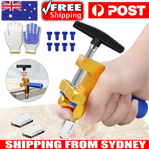 2 IN 1 Glide Tile Cutter Mirror Glass Ceramic Opener Breaker Manual ...