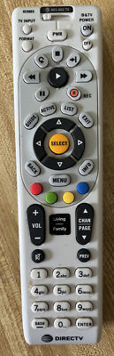DirecTV RC66RX Universal IR Remote Control Replaces H24 Hr24 H25 R16 ...