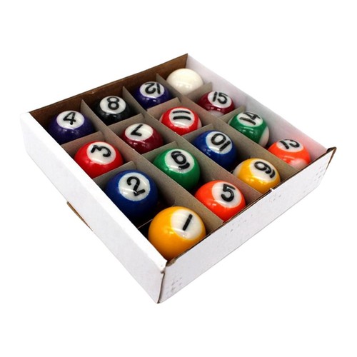 16Pcs Mini Billiard Balls Pool Table Balls 25mm Kids Toys for Leisure ...