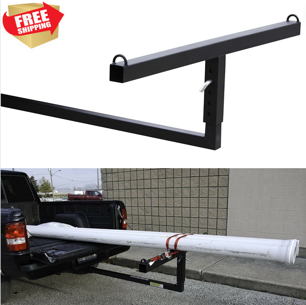 Pick Up Truck Bed Hitch Extender Extension Rack Ladder Canoe Boat ...