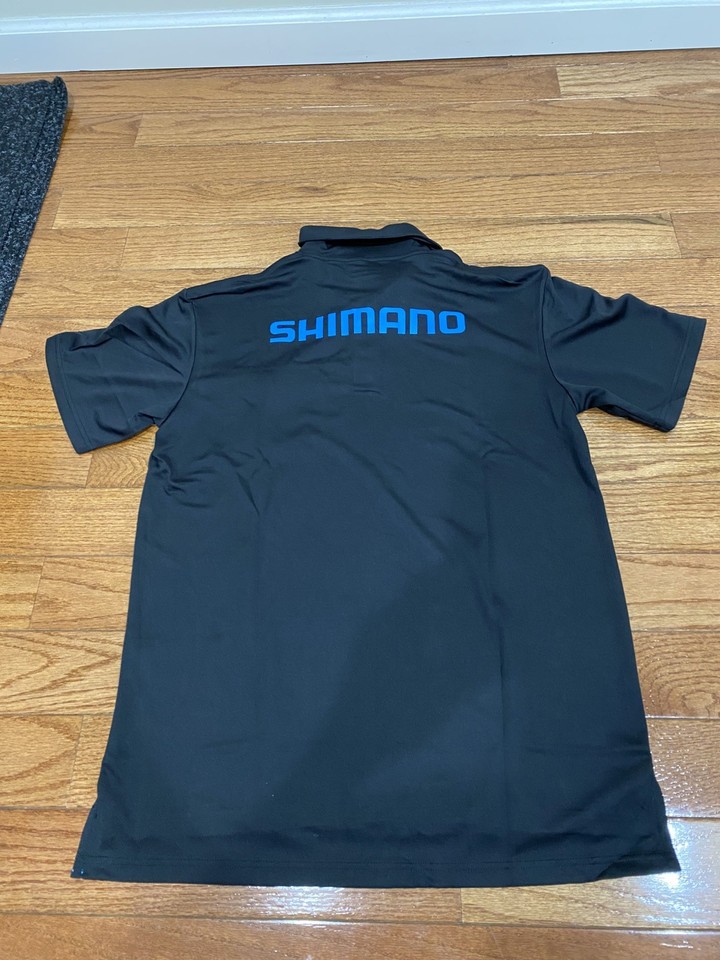 Shimano Fishing Reels Bikes Polo Short sleeve shirt New Medium | eBay