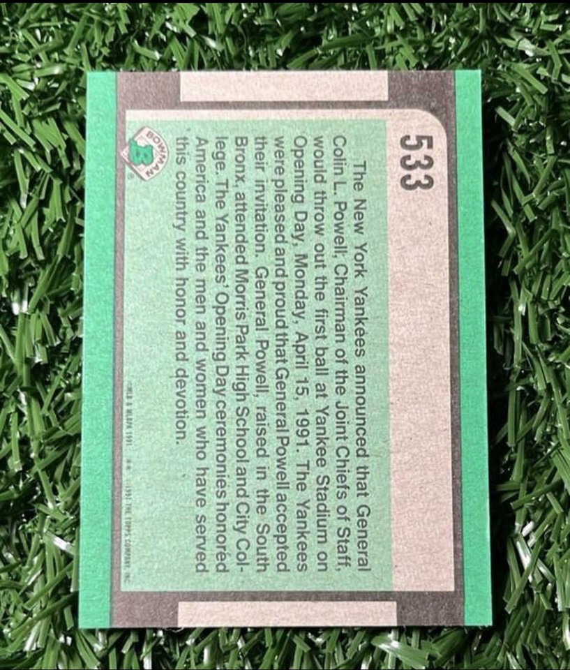 🔥1991 Bowman - Colin Powell #533🔥 | eBay