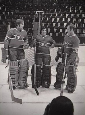 HOCKEY PHOTO PRINT MONTREAL CANADIENS GOALIE KEN DRYDEN ROGIE VACHON ...