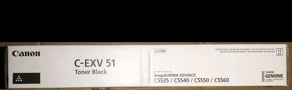 Toner CANON C-EXV 51 black (CEXV 51 / CEXV51) | eBay