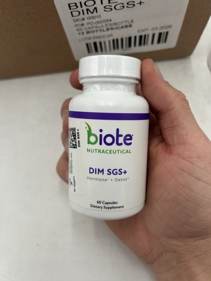 12 Pack Biote Nutraceutical DIM SGS + Hormone + Detox 60 Capsules EXP ...