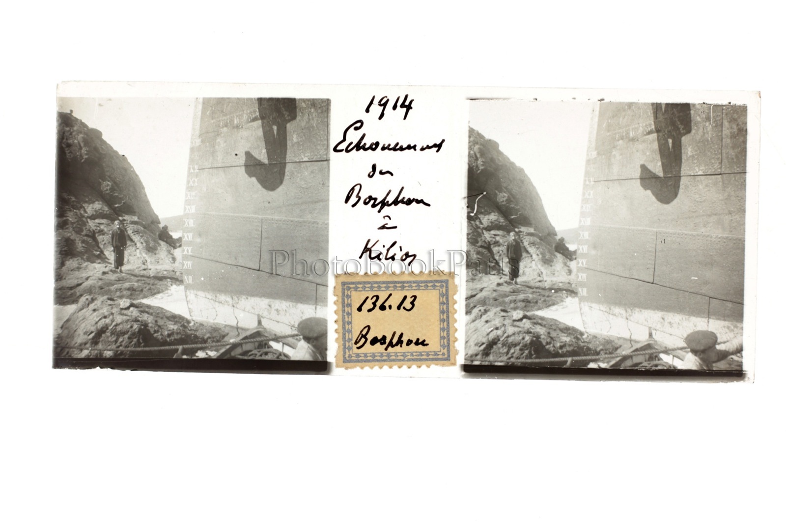 Military Boat Kilion Turkey France Stereo Positive Vintage 1914 | eBay