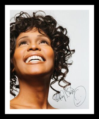 Whitney Houston Autograph Signed & Framed Photo | eBay