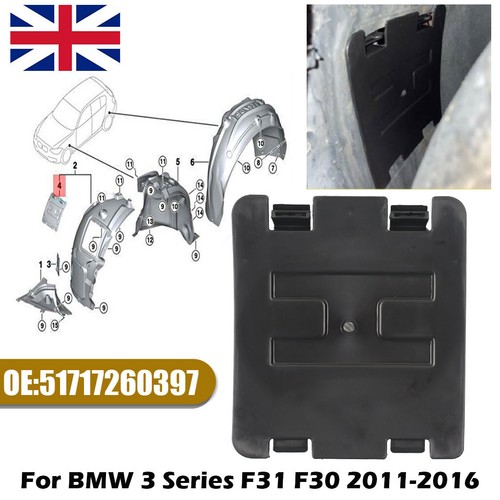 1PC For BMW F20 F21 F30 F31 1 3 Series Front Wheel Arch Fender Cover ...