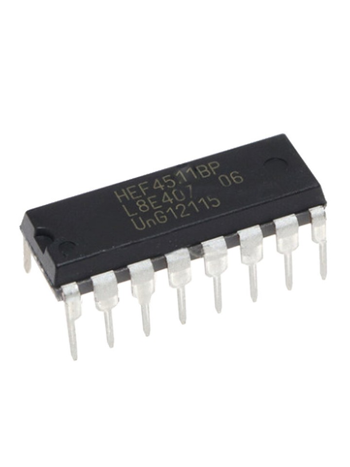 (10PCS) HEF4511BP,652 IC BCD-7 SEG DER/DRVR 16-DIP HEF4511BP 4511 ...
