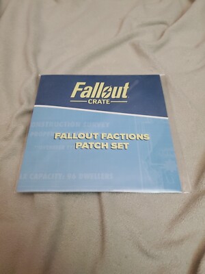 Fallout Crate Factions Patch Set plus Fallout 76 Patch Set Loot Crate ...