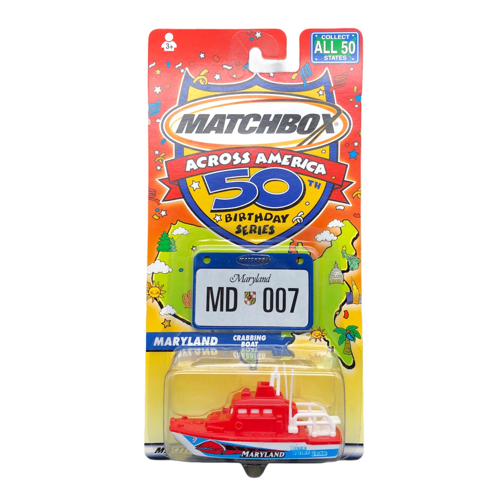 Matchbox Across America 50th Birthday Maryland Crabbing Fishing Boat 1/100 Scale | eBay