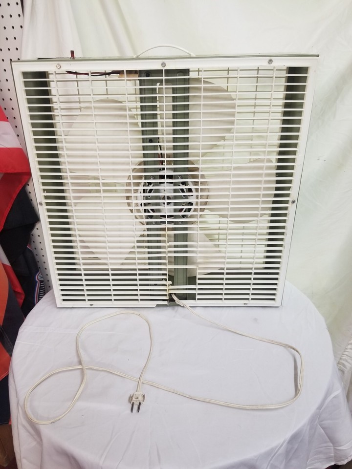 Vintage Rare Superlectric Avocado Green Box Fan | eBay