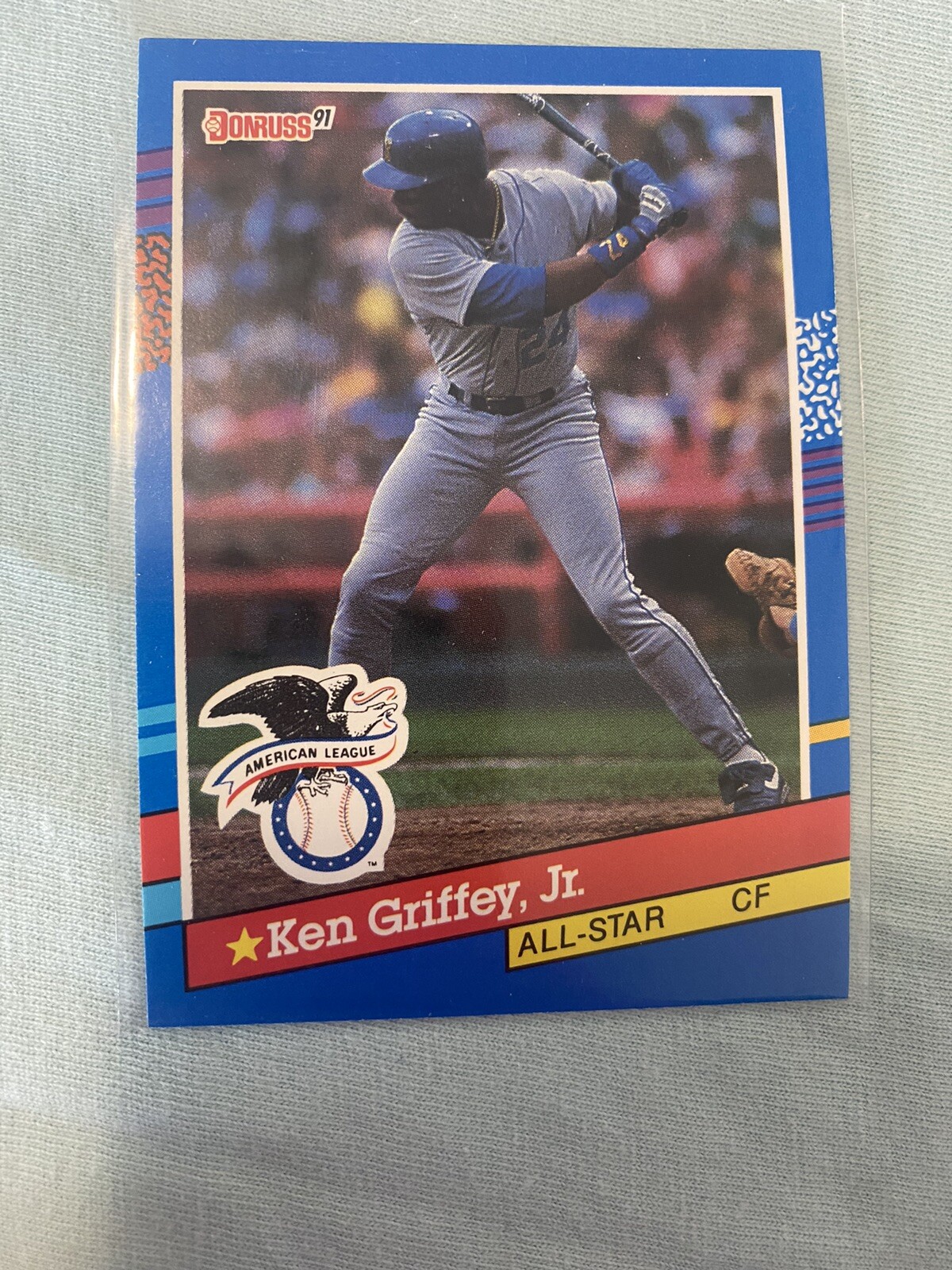 Ken Griffey Jr. 1991 Donruss #49 (ERROR CARD) Seattle Mariners All Star ...