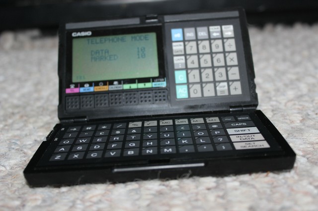 Vintage Casio Digital Diary Sf-4000 Pocket Computer PDA for sale online ...