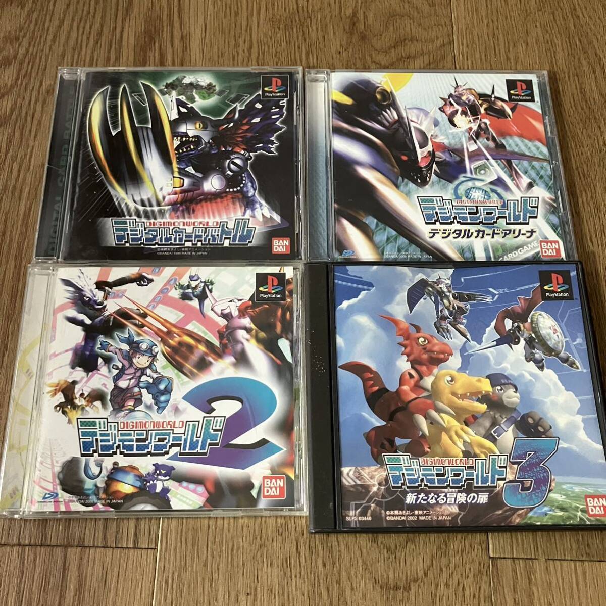 PS1 Digimon World 1 2 3 Digimon Card Battle 4 set free shipping F/S | eBay
