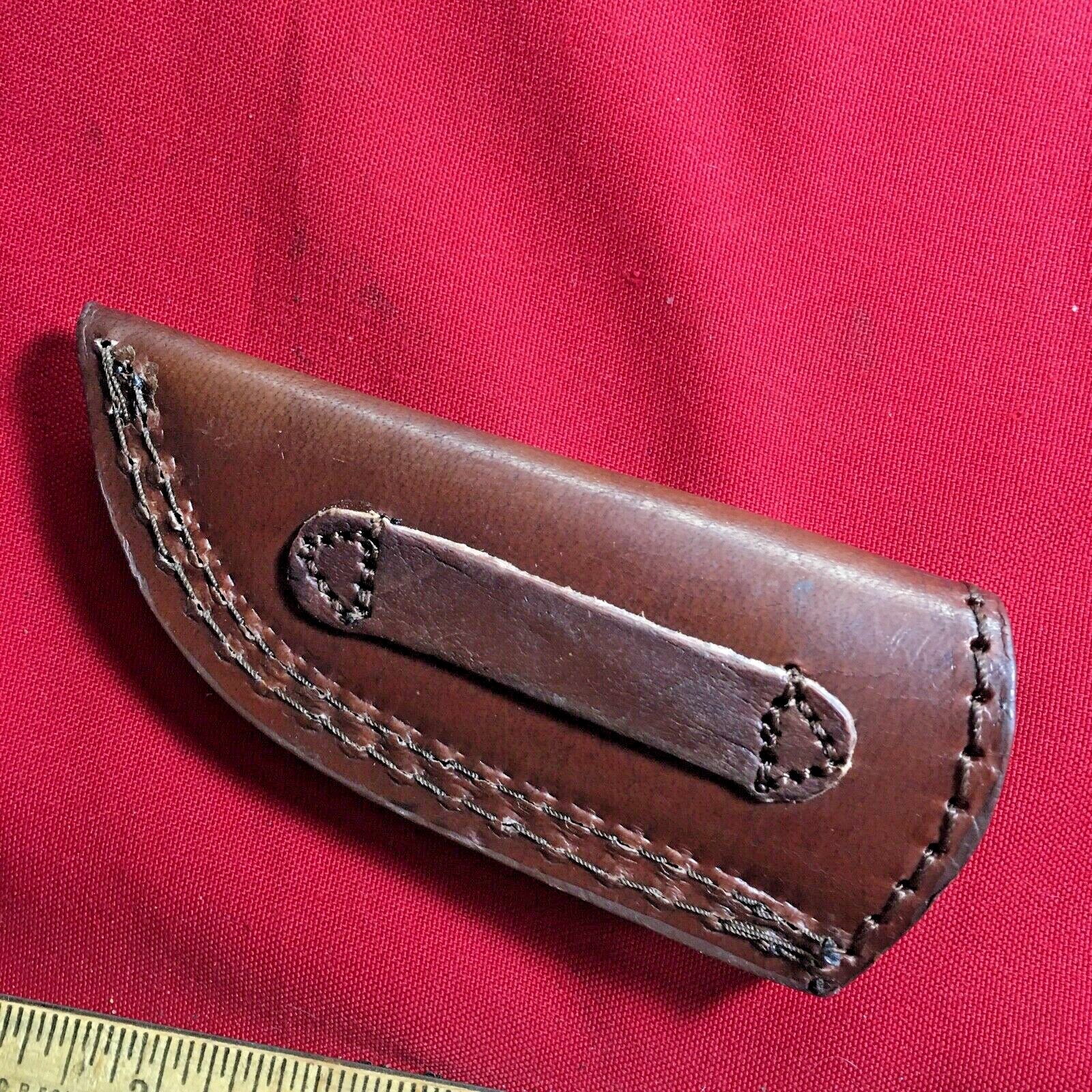 CUSTOM LEATHER SHEATH FOR SCHRADE OLD TIMER 152OT SHARP FINGER knife ...
