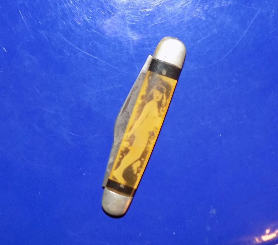 Vintage/Antique Unbranded Risque Nude Picture Pin-Up Pocketknife | eBay