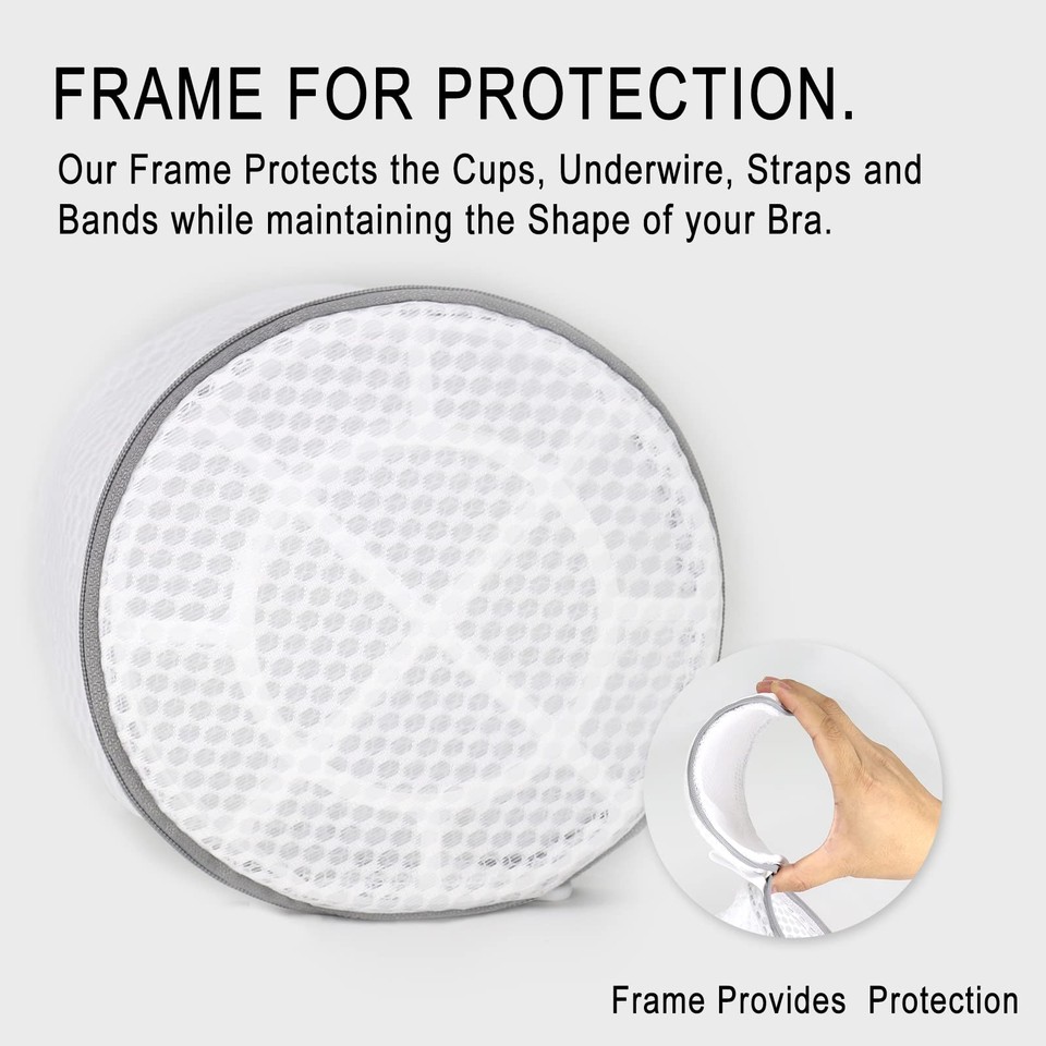 3Pcs Bra Wash Bags, Honeycomb Mesh Laundry Bags for Delicates, Lingerie ...